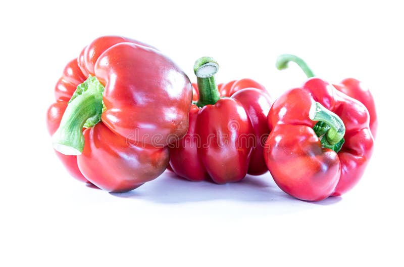 Red Round Peppers for Cooking Stock Photo - Image of life, pointed ...