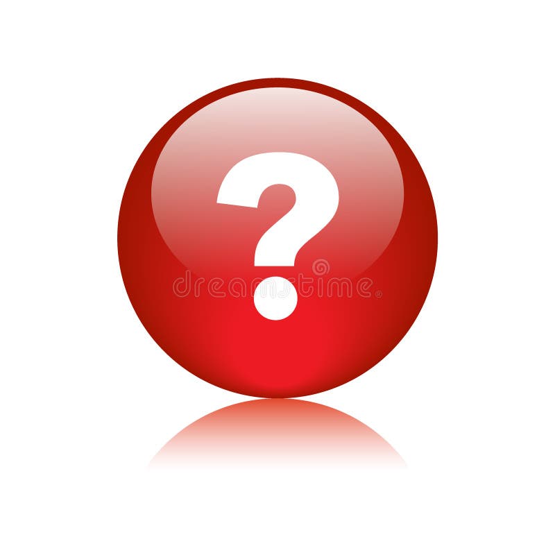 Round Question Mark Icon. Help FAQ Query Information Info Counter ...