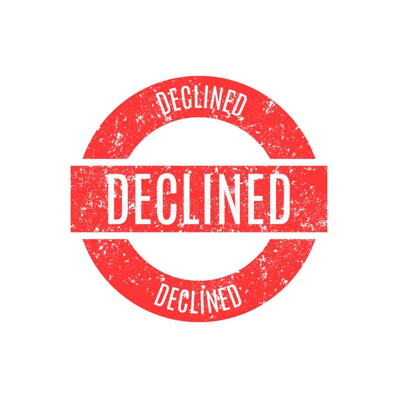 Approved Declined Stamp Stock Illustrations – 81 Approved Declined ...