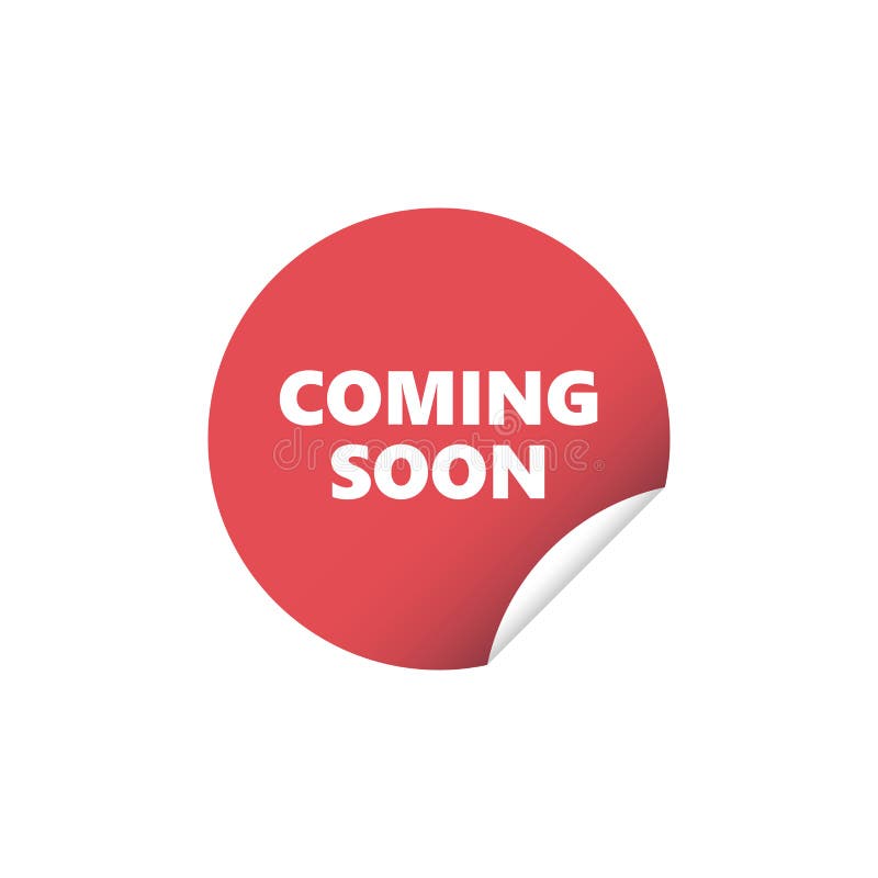 Red round sticker stock vector. Illustration of symbol - 133980102