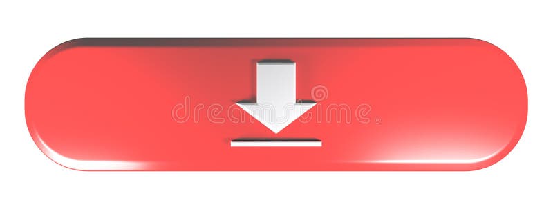 Red Rounded Rectangle DOWNLOAD - 3D Rendering Illustration Stock ...