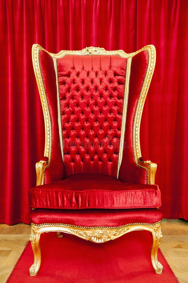 Red royal throne stock photo. Image of golden, classic - 47731714