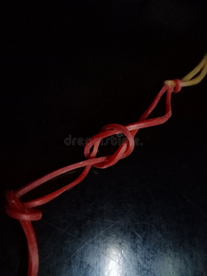 Red rubber band stock image. Image of pink, jewellery - 244130151