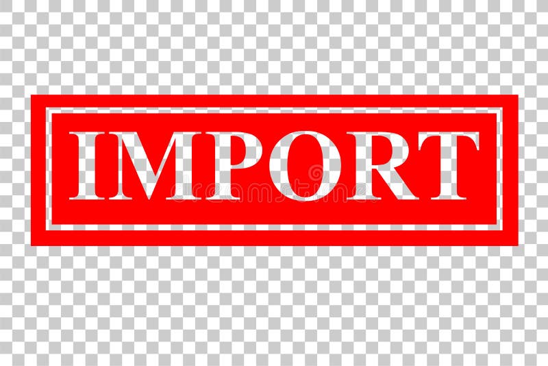 Red Rubber Stamp Effect, Import, at Transparent Effect Background Stock ...