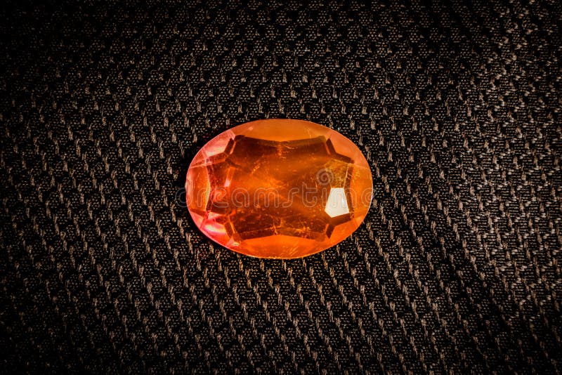 Red Ruby Gem Stone on Black Background Stock Photo - Image of precious ...