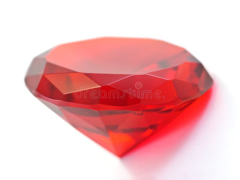 3D Round red ruby stones stock image. Image of brightness - 10623229