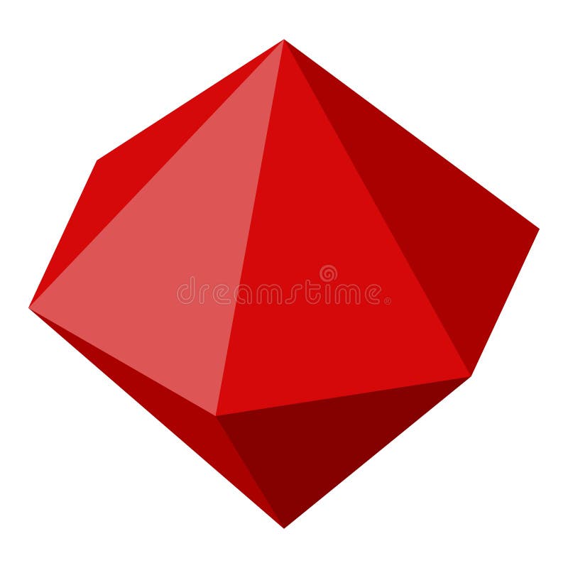 Red Ruby Icon, Isometric Style Stock Vector - Illustration of glossy ...