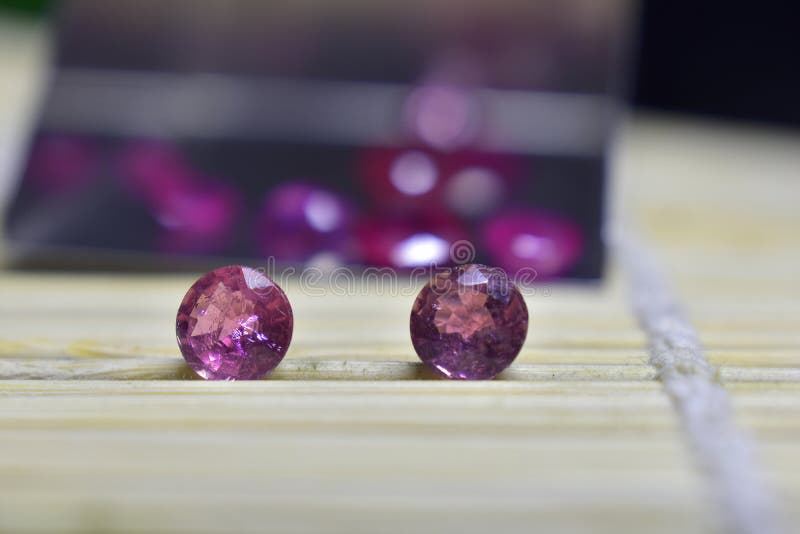 Red Ruby and Pink Ruby Rare and Expensive Editorial Photo - Image of ...