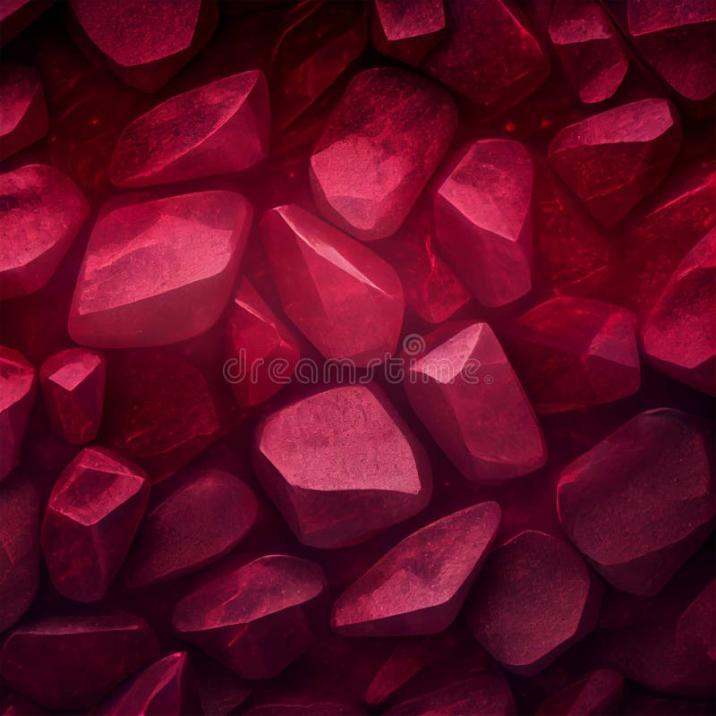 Red Ruby Stone Texture Background - AI Generated Image Stock Image ...
