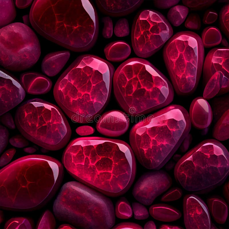 Red Ruby Stone Texture Background - AI Generated Image Stock ...