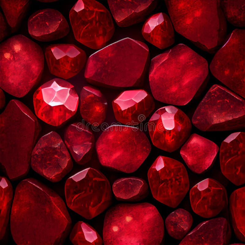 Red Ruby Stone Texture Background - AI Generated Image Stock ...