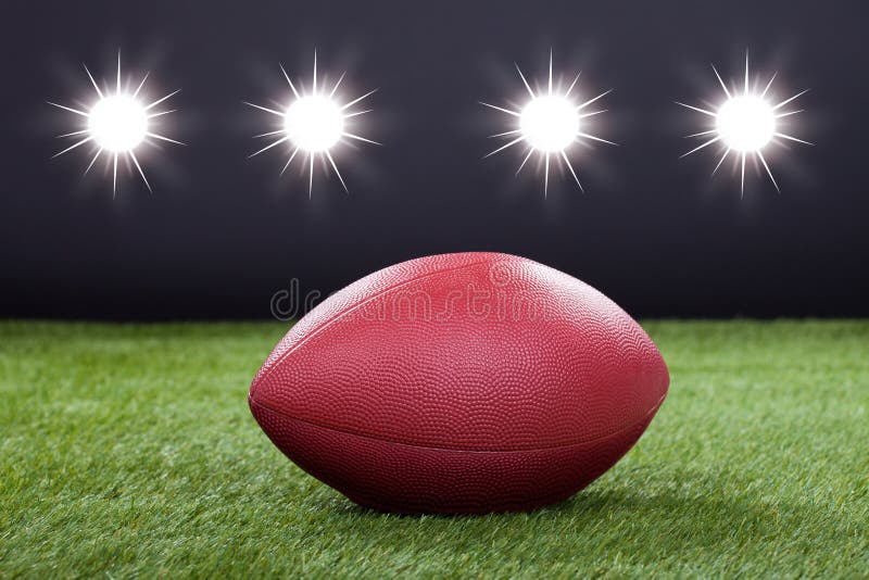 Red rugby ball stock image. Image of light, leisure, copy - 50586115