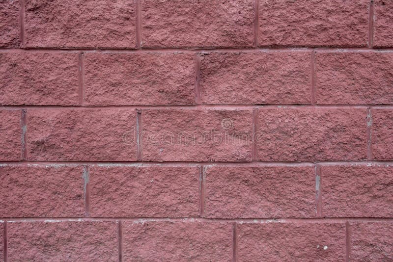 Red Rugged Cinder Block Texture Stock Photo - Image of surface ...