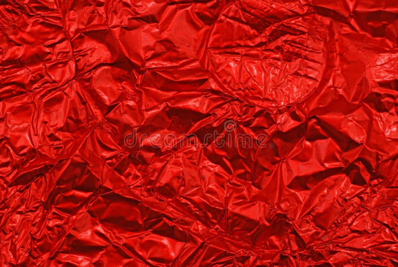 Red Foil stock photo. Image of foil, rainbow, crumpled - 13239286