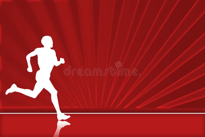 Silhouette run woman stock vector. Illustration of aerobics - 10774361