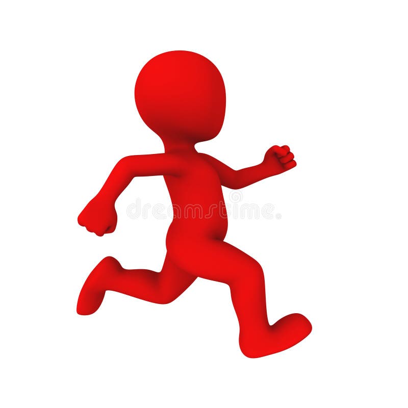 Red runner stock vector. Illustration of health, athlete - 31570790