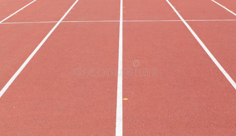 Red running track stock image. Image of space, straight - 22205183