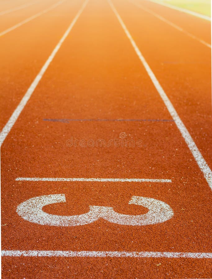 Red running track stock photo. Image of race, cheerful - 164526172
