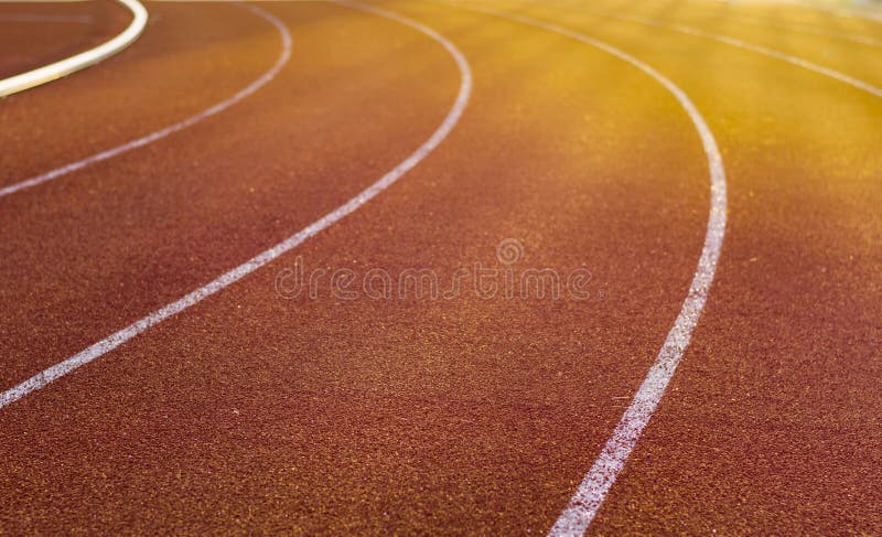 Red running track stock image. Image of athlete, race - 164526261