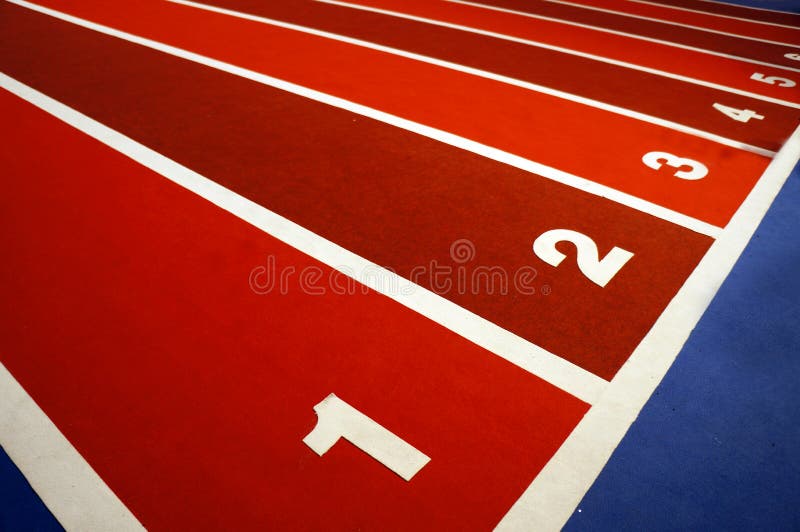 Running Track Texture with Lane One Two Three Stock Photo - Image of ...