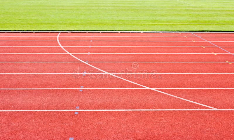 Red running tracks stock image. Image of concept, championship - 25622451
