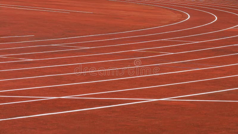 Red Running Tracks in Sport Stadium, Background and Texture. Sport ...