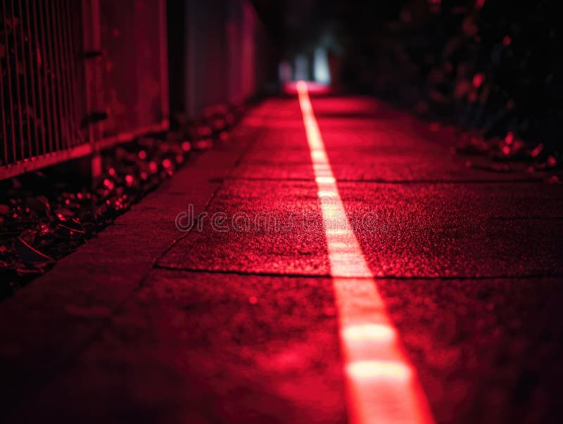 Red Runway Light Pathway Stock Photos - Free & Royalty-Free Stock ...
