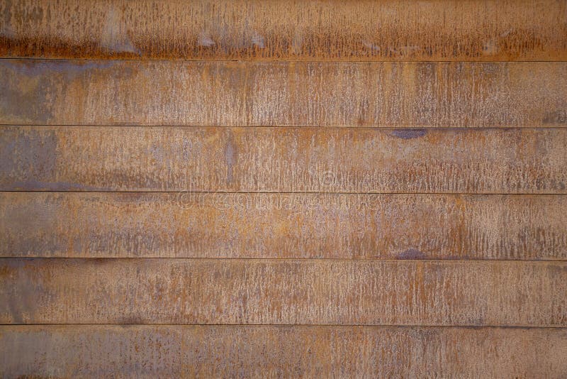 Red Rust Corten Steel Panels Planks Background Stock Image - Image of ...