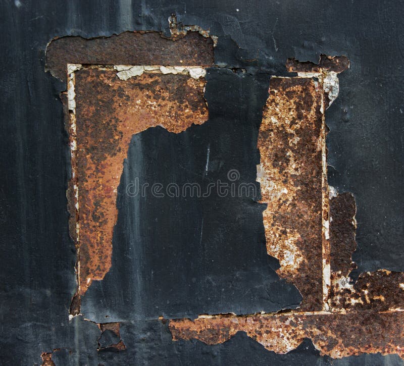 Red Rust Grunge Textured Background Stock Image - Image of closeup ...