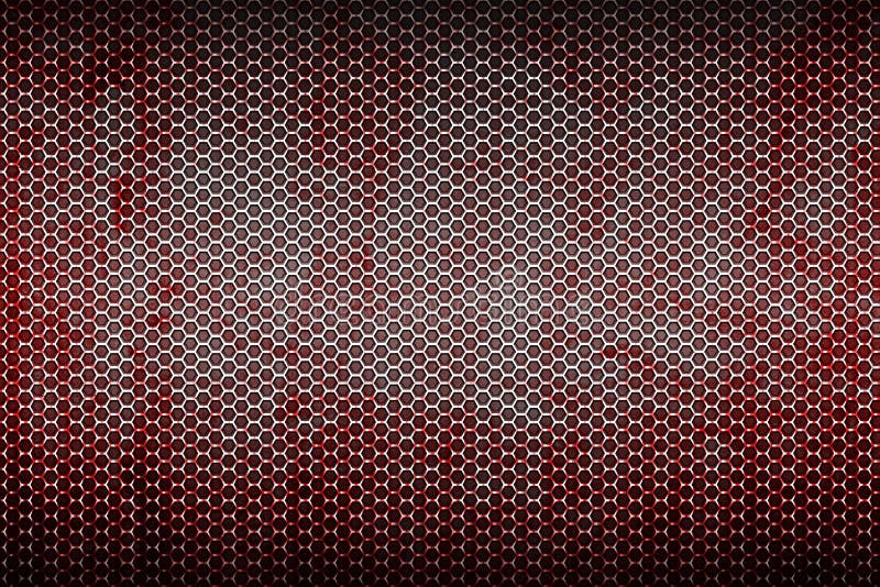Red Rust Metallic Mesh Background Texture Stock Illustration ...