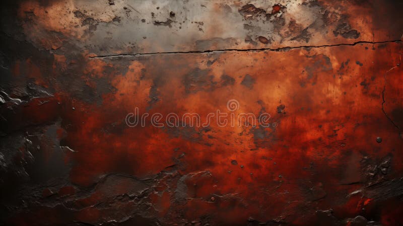 Red Rustic Copper Ai Generated Metal Pattern Stock Image - Image of ...