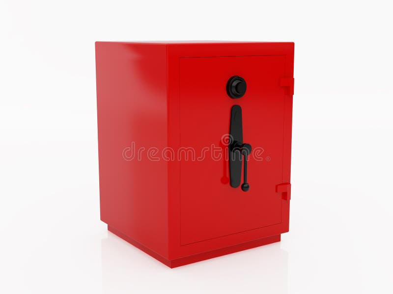 Open Safe with Money stock illustration. Illustration of theft - 1645794