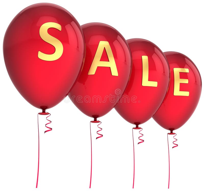Sale Balloons/eps stock vector. Illustration of celebrations - 2272785