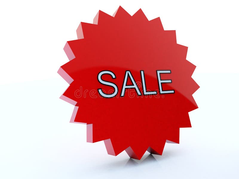 Red sale icon stock illustration. Illustration of sale - 9251593
