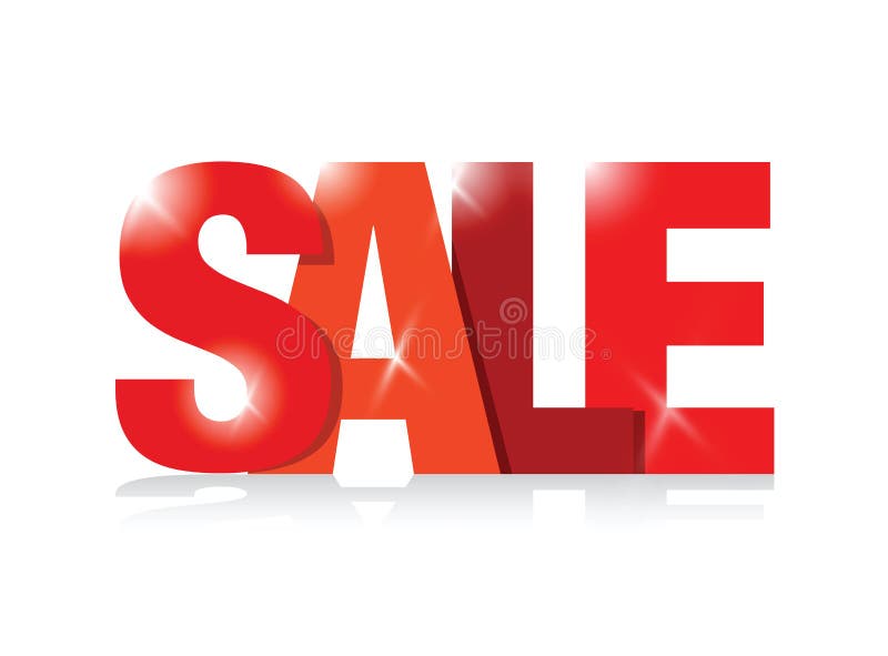 Red sale sign stock illustration. Illustration of percent - 94715930