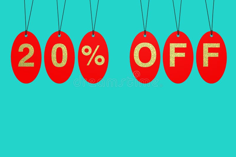 Percentage Off Signs