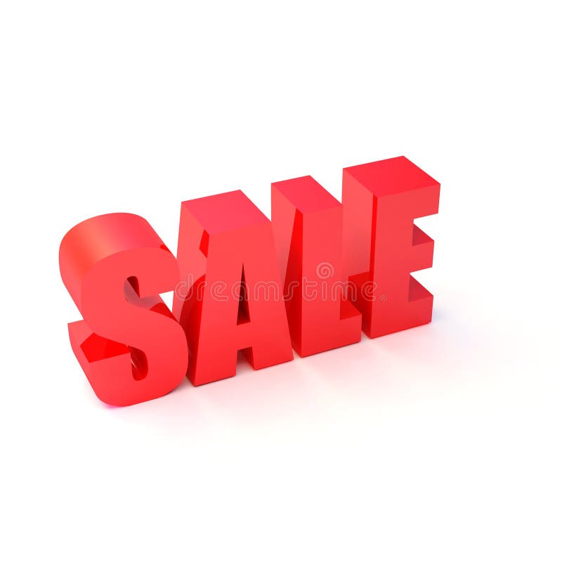 Red SALE text stock illustration. Illustration of concepts - 4915893
