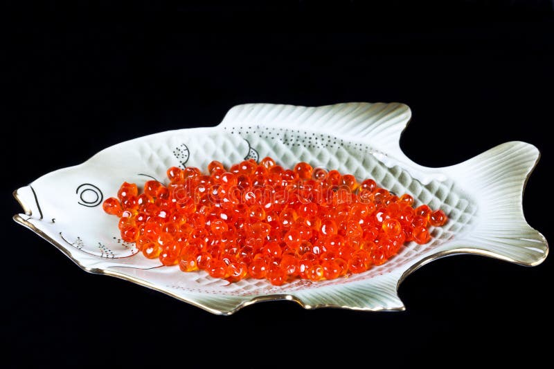Red caviar salmon roe stock image. Image of luxury, appetizer - 19037167