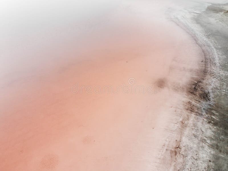 Red Salt Lake Changes Colors Stock Image - Image of colors, nose: 234236593