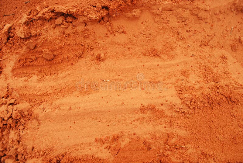 Red sand stock image. Image of land, material, desert - 16067999