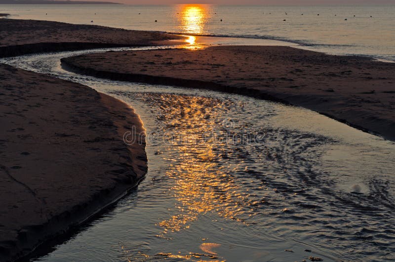 Red sand beach stock photo. Image of shore, atlantic - 57005276