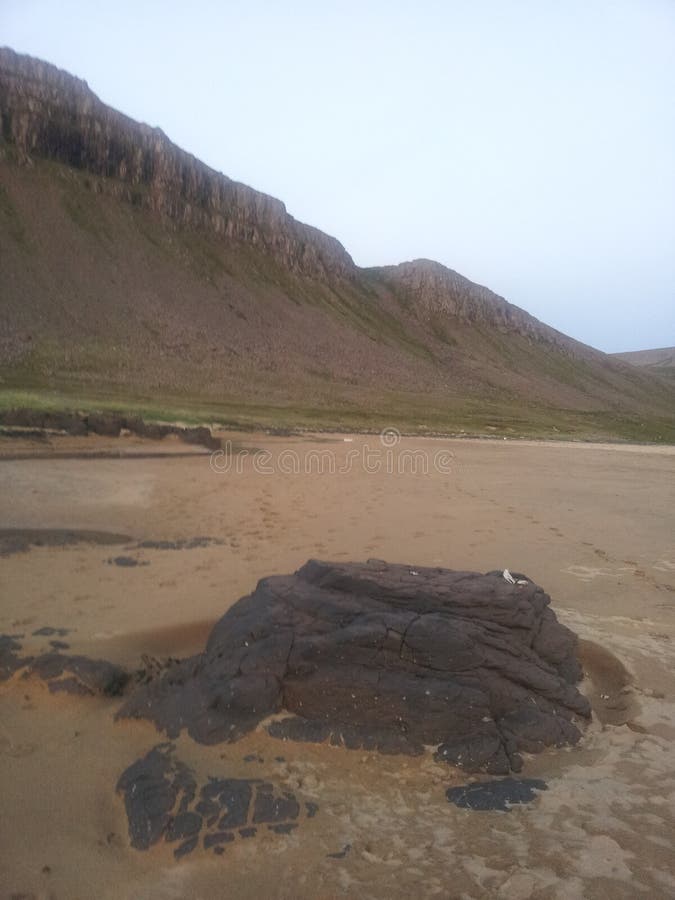 Red sand beachside stock photo. Image of hills, sand - 152729250