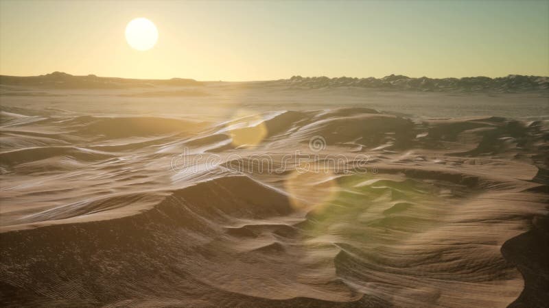 Desert Dunes Transforming into Massive Iceberg Stock Video - Video of ...