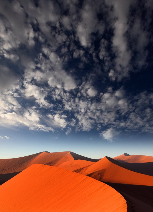 Red Sand Dune, Sossusvlei, Namibia Stock Image - Image of full, tourism ...