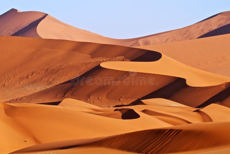 Red Sand Dune, Sossusvlei, Namibia Stock Image - Image of full, tourism ...
