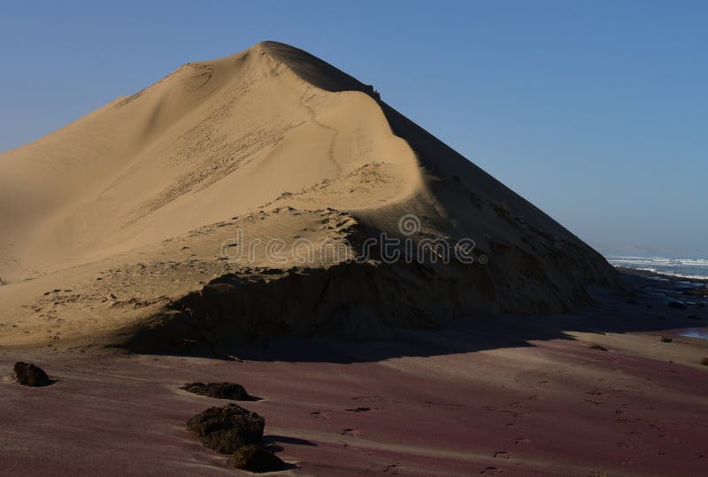 Red Sand is Rich in Iron-oxide Stock Image - Image of clay, arid: 214633801