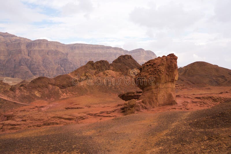 The Red Sand Rocks in Timna Park, Israel Stock Photo - Image of travel ...