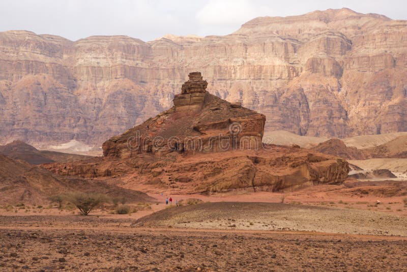 The Red Sand Rocks in Timna Park, Israel Stock Photo - Image of desert ...