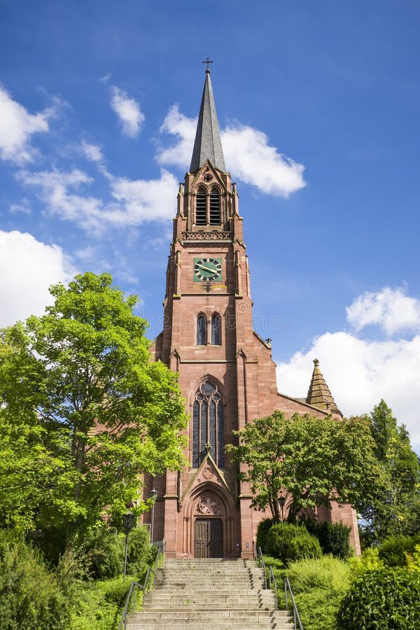 A church at Nagold Germany stock photo. Image of summer - 145092552