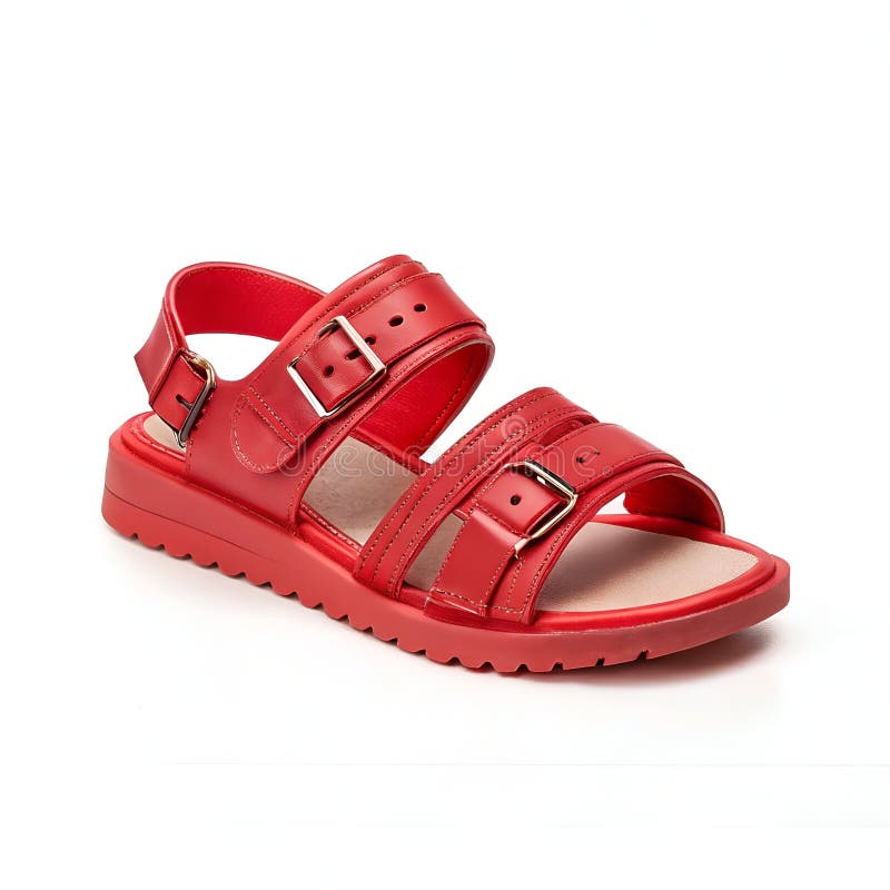 Red Sandal stock illustration. Illustration of stylish - 356429386